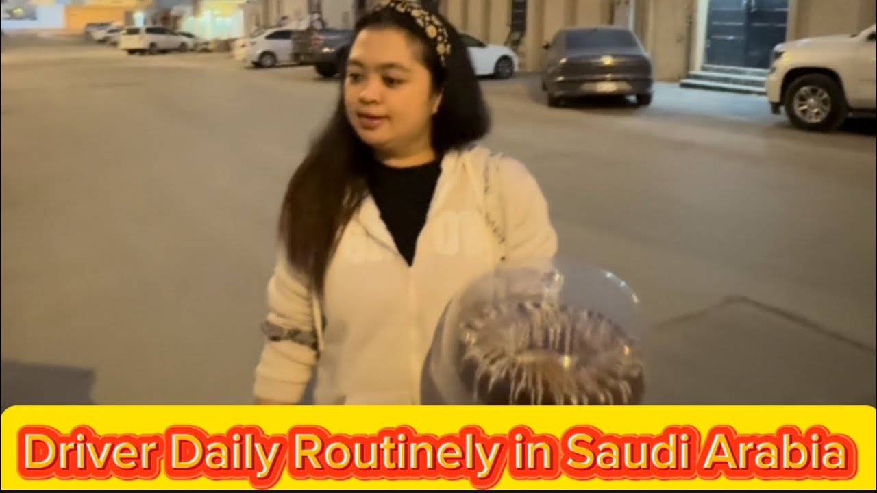 Driver Daily Routine in Saudi Arabia Riyadh | Day 143 full Hind video # ...