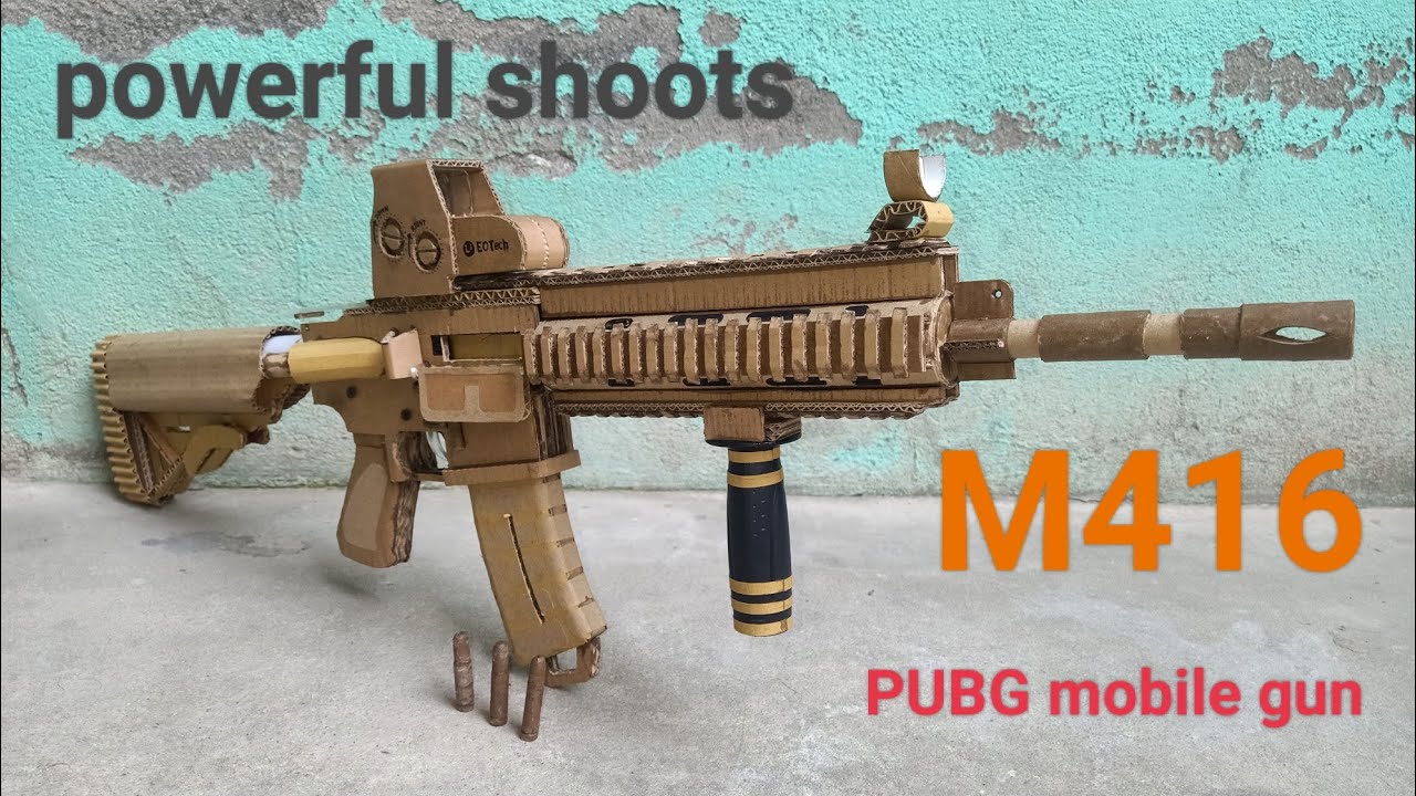 cardboard crafts / how to make a cardboard gun / how to make paper gun ...