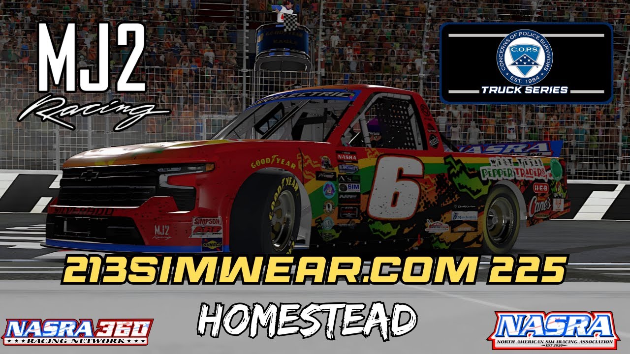 C.O.P.S. Truck Series | 213SimWear.com 225 | Homestead - Mimi Speedway - YouTube