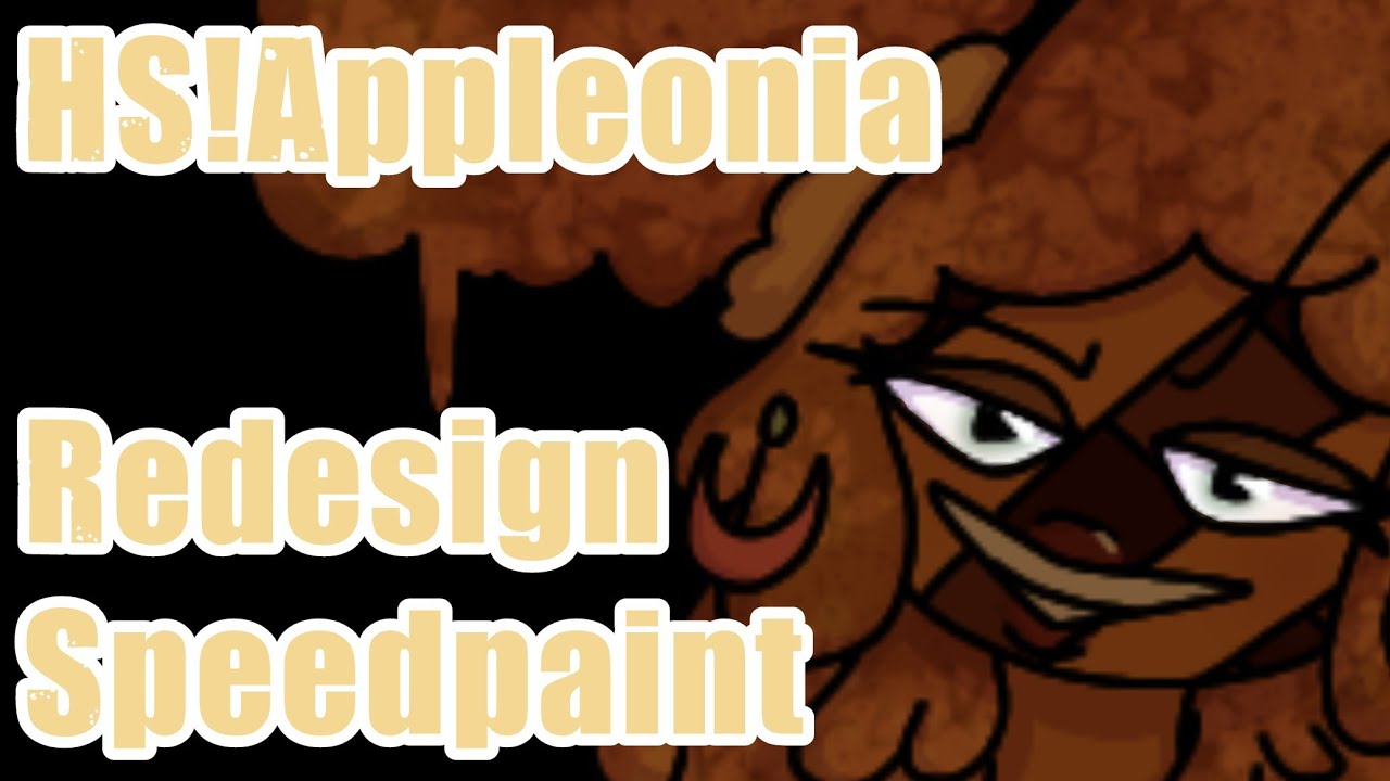 Highschool (AU) Appleonia Redesign [ Speedpaint ] - YouTube
