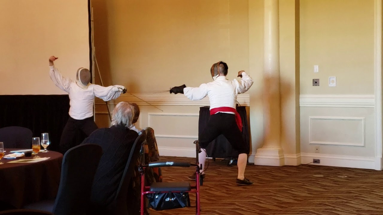 Victorian Fencing Society - Small Sword Fencing - YouTube