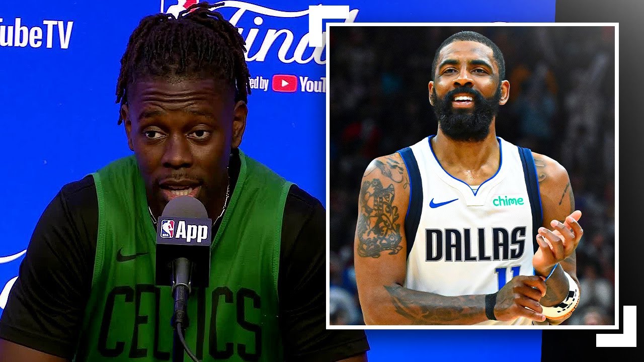 "Pray" - Jrue Holiday Talks How To Guard Kyrie Irving 👀 - YouTube