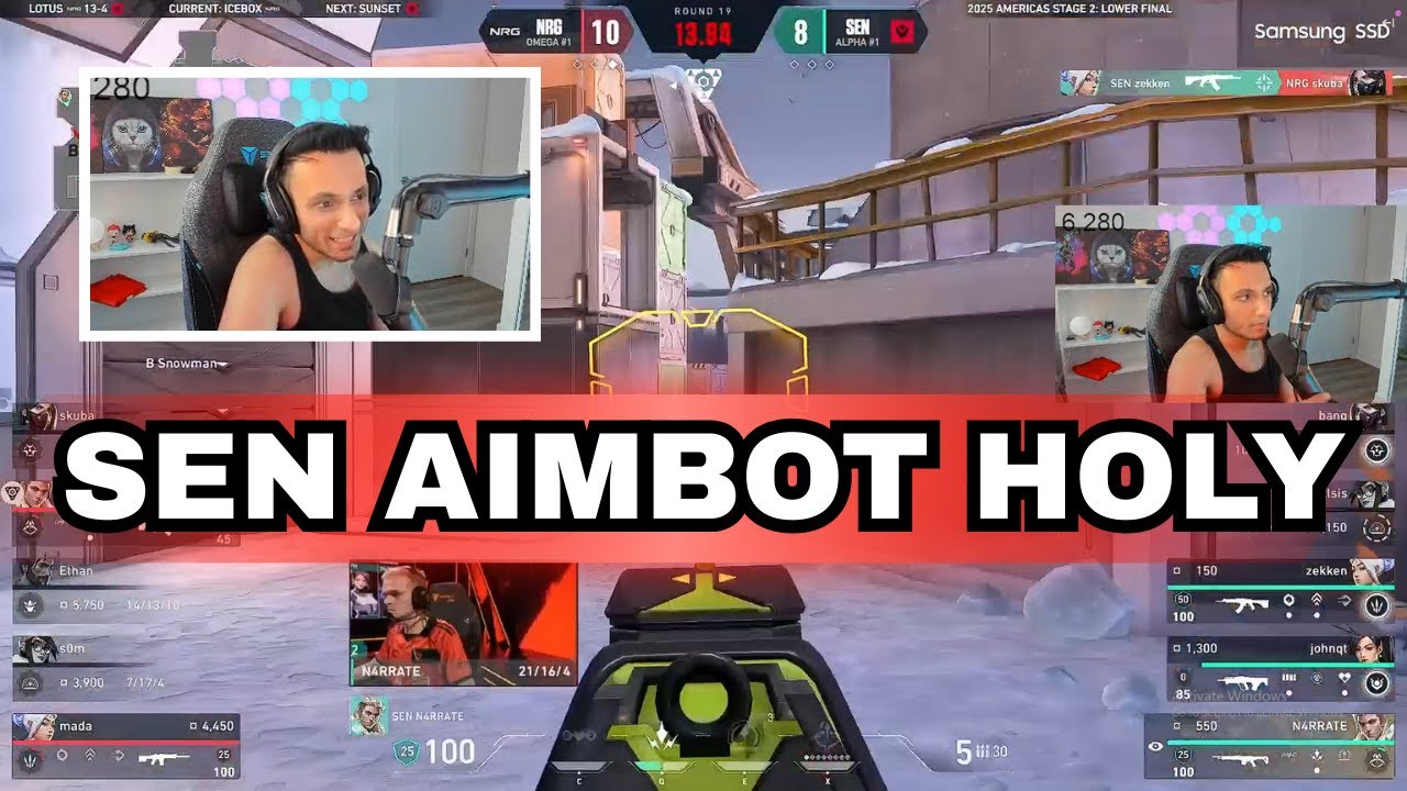 FNS Reacts to SEN Narrate 4K AIMBOT Against NRG | Valorant | SEN VS NRG ...