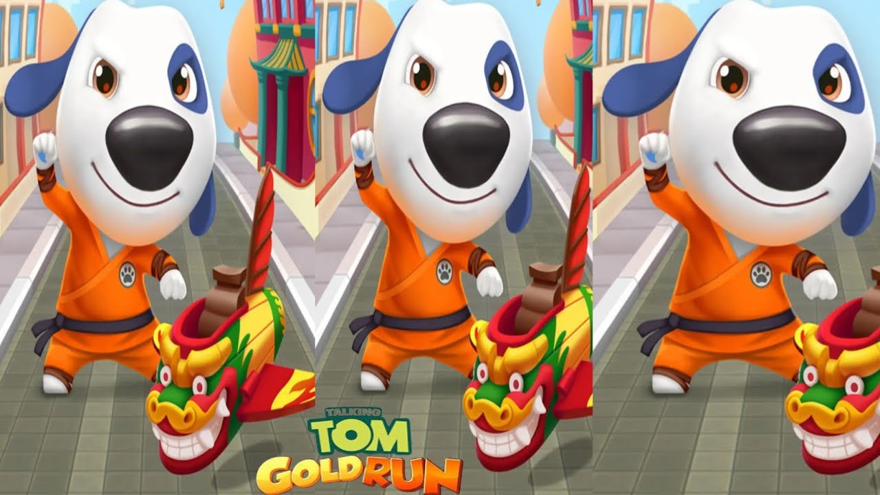 Talking Tom Gold Run Kung Fu Hank Color Ful Video - Talking Tom Gold ...
