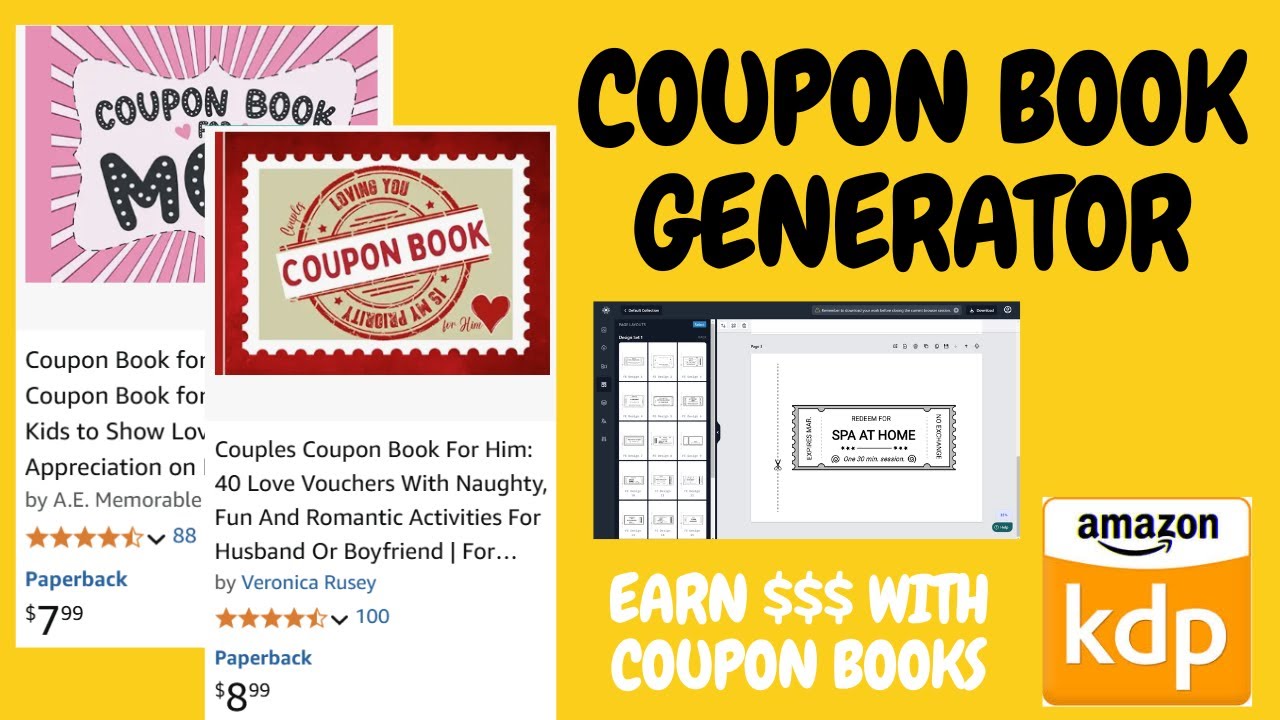 Coupons Book Generator Review For KDP Publishing + Epic Bonus - YouTube