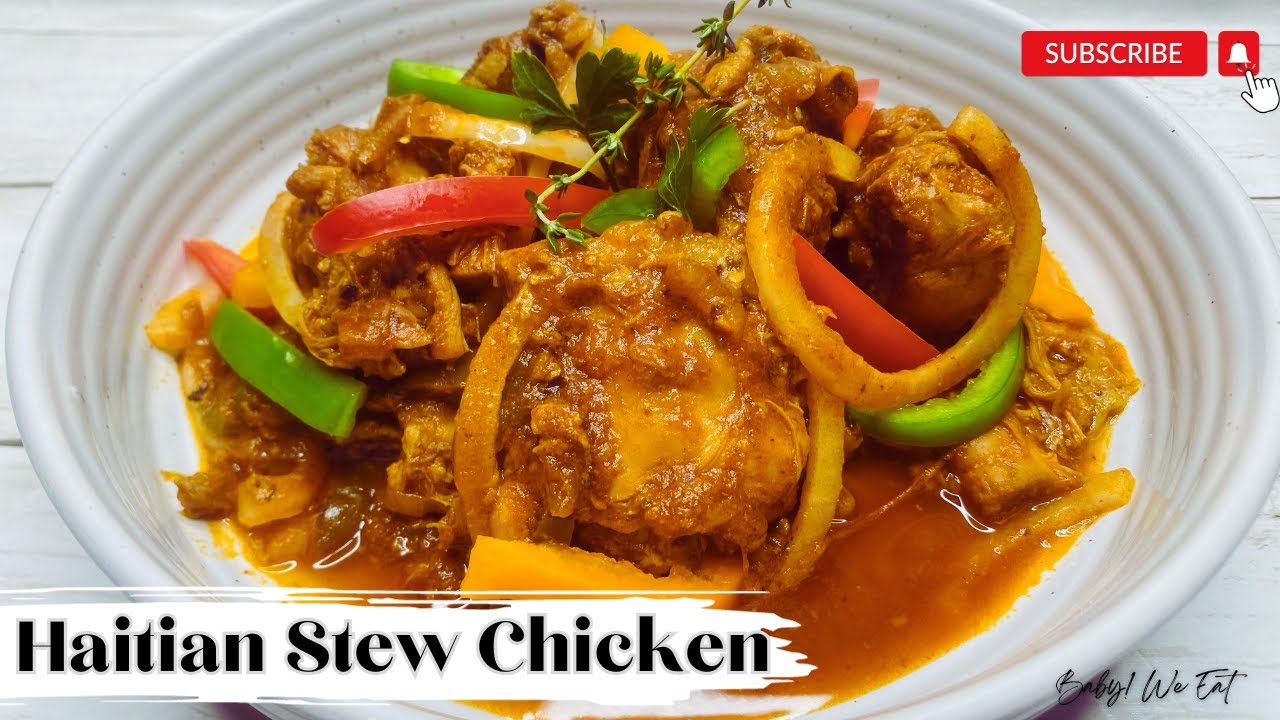 Poulet En Sauce | Authentic Haitian Chicken Stew | How To Make - YouTube