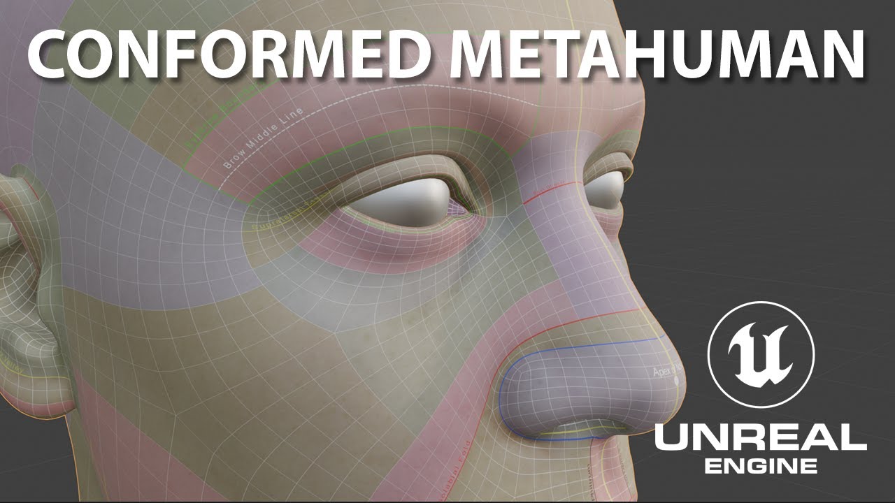 Unreal Engine 5.6 - Metahuman Conformed Topology Mesh - QuickTipp - YouTube