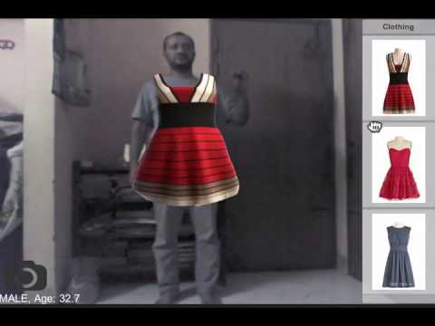 Virtual Dressing Room/ Virtual Fitting Room - Augmented Reality Unity app demo - YouTube