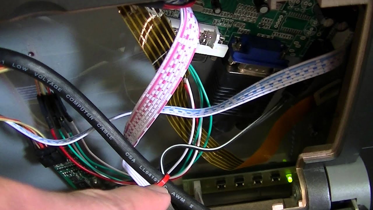 Touch screen monitor for mach 3 walk-through - YouTube