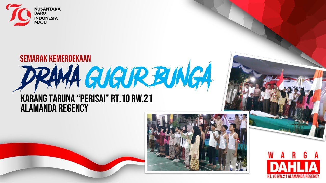 DRAMA KOLOSAL "Gugur Bunga", Kartar "PERISAI" Alamanda Regency - YouTube