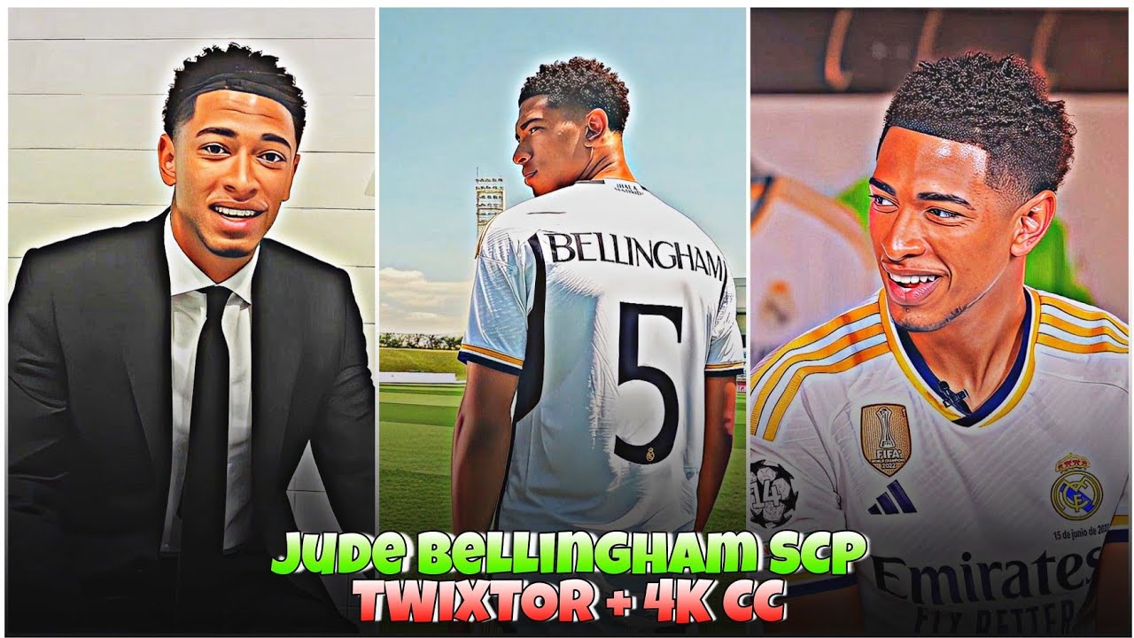 Jude Bellingham Scenepack - Best 4k Clips + CC High Quality For Editing ...