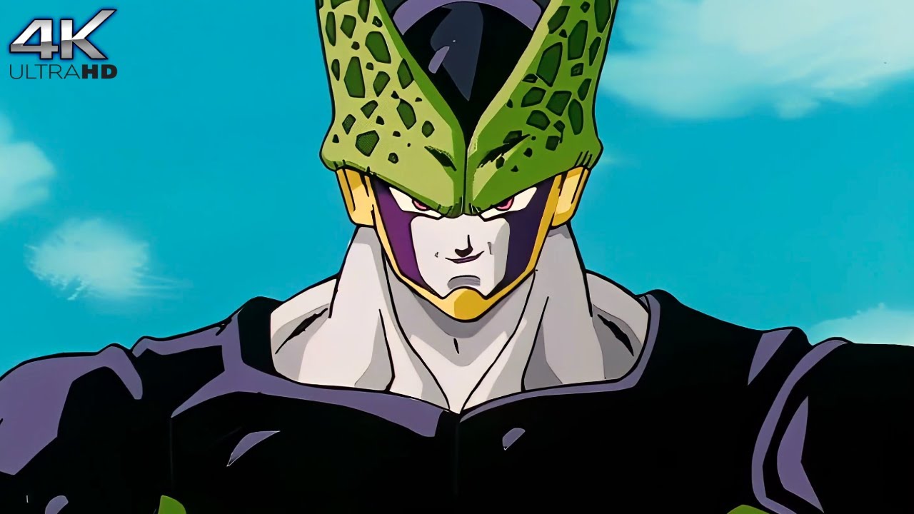 SUPER VEGETA VS CELL PERFEITO | DRAGON BALL Z | 4K ULTRA HD REMASTER ...