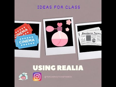 Using realia in class - YouTube