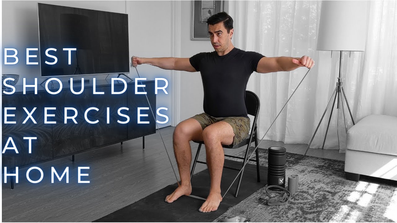 Shoulder Workout at Home: Best Band Exercises - YouTube
