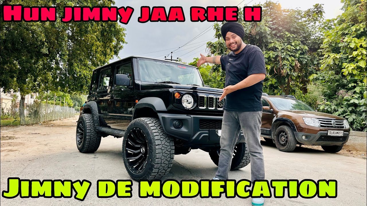 Modified Jimny jaa rhe h hun || jimny 5door modification || modified ...