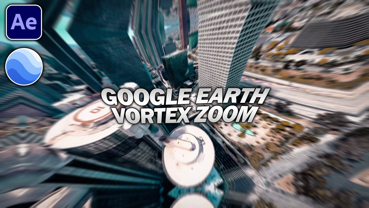Google Earth Studio FPV Drone VORTEX ZOOM EFFECT ! - YouTube