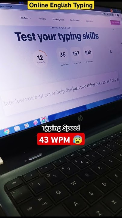 43 WPM 🥺Typing Speed | Online Typing Practice | English Typing Test # ...