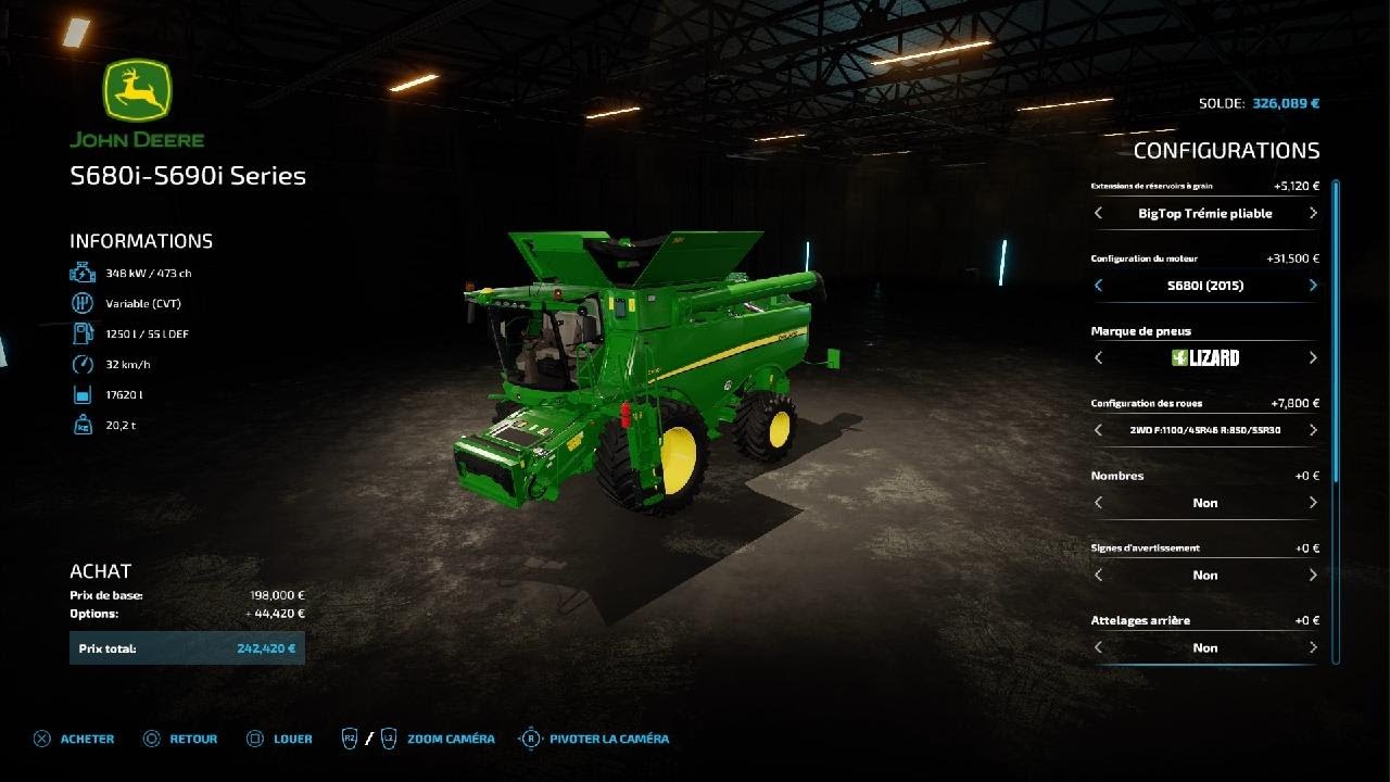 FS 22 : Mod John-Deere S680i-S690i - YouTube