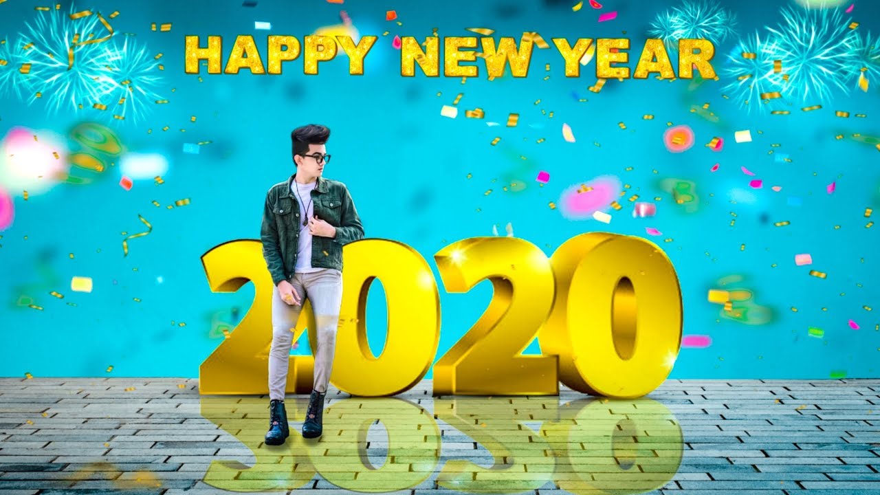 Happy New Year 2020 Photo Editing | Picsart 2020 New Year Photo Editing ...