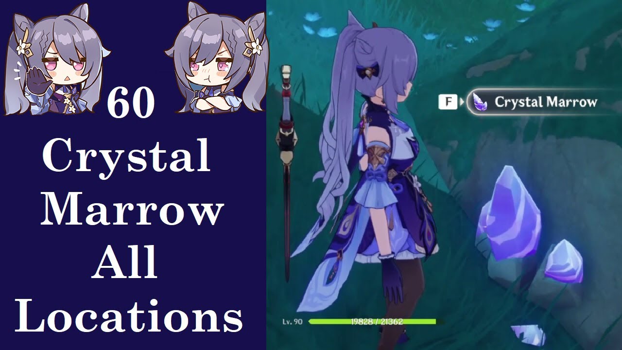 Where To Get 60 Crystal Marrow In Inazuma !!! Read Description For ...