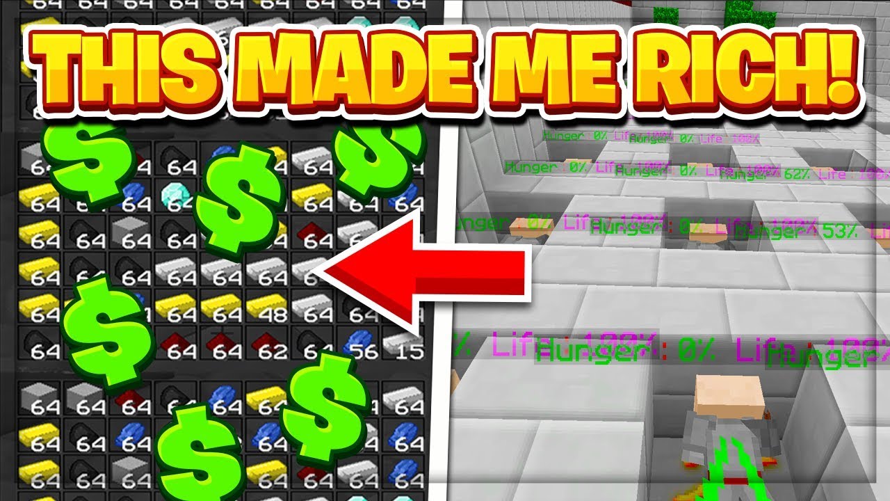 THIS MADE ME RICH!!! | VanityMC (Minecraft Skyblock) - YouTube
