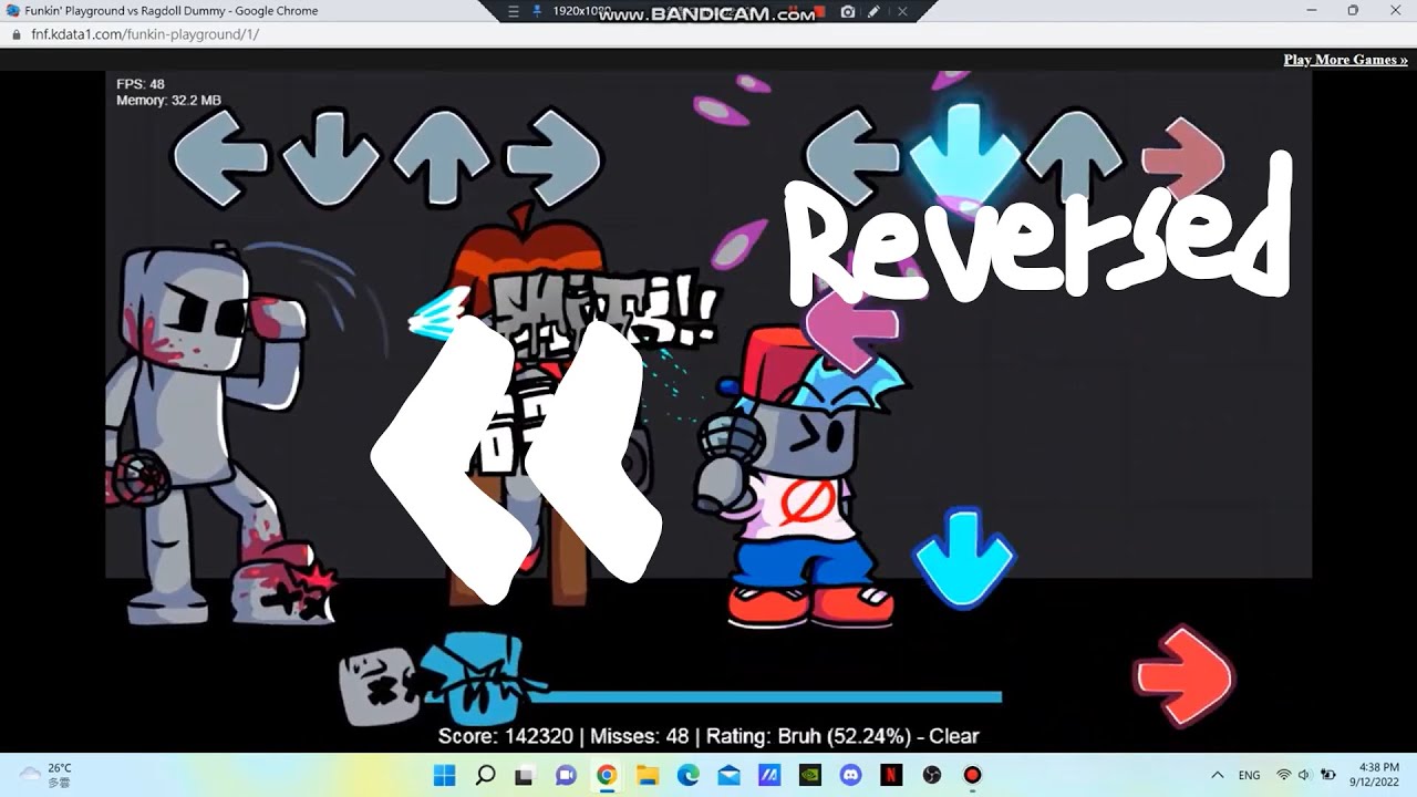 FNF Funkin’ Playground VS Ragdoll Dummy Mod Reversed - YouTube