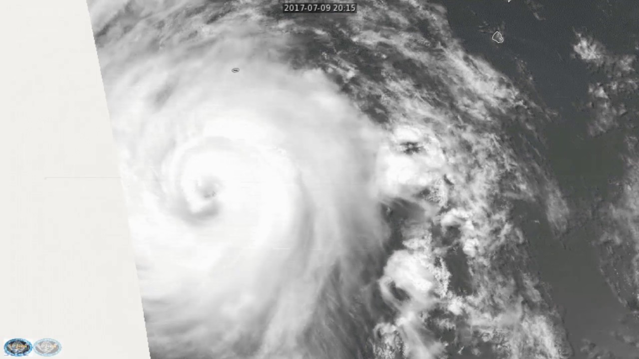 Hurricane Eugene from GOES-16 - Visible imagery (July 9, 2017) - YouTube