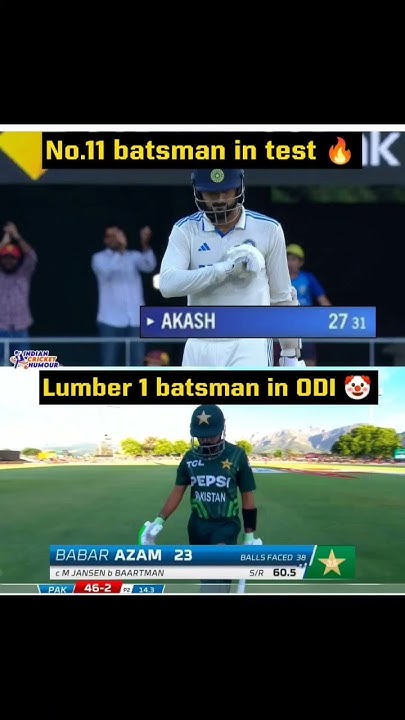 Akash Deep vs Babar azam #comedy #shorts #viral - YouTube