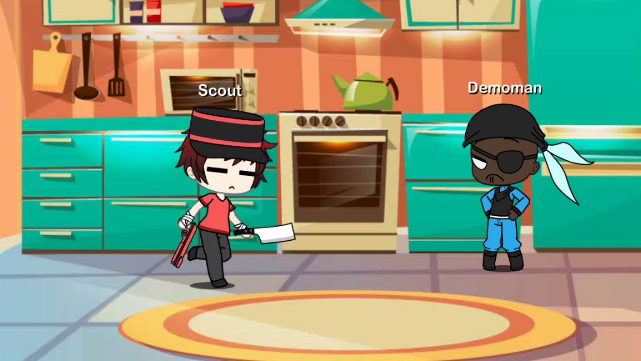 If Demoman meets a karen - Gacha Life - YouTube