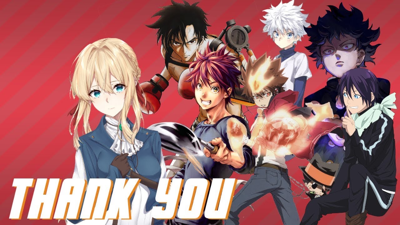 Giving Thanks To My Favorite Animes. - YouTube
