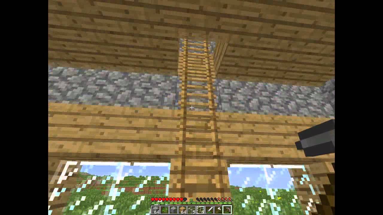 Lets Play Minecraft - Ep.4 Glass And Balcony. - YouTube