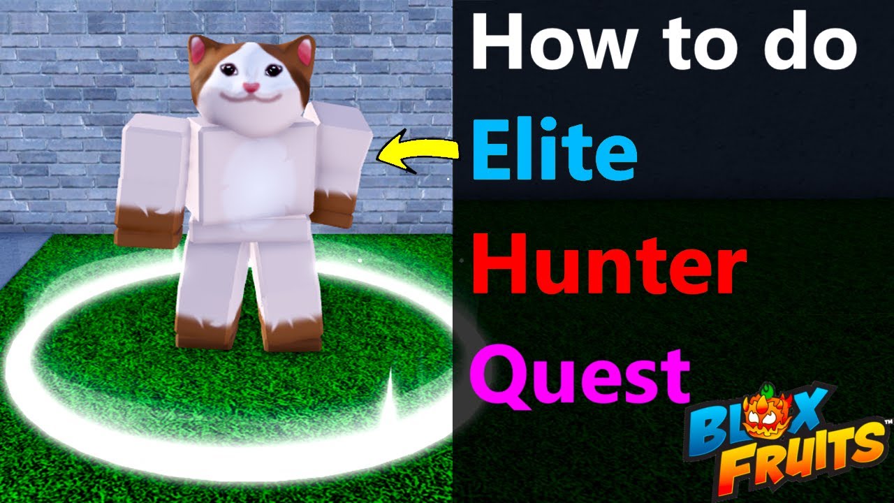How to do Elite Hunter Quest in Blox Fruits | Elite Hunter Location # ...