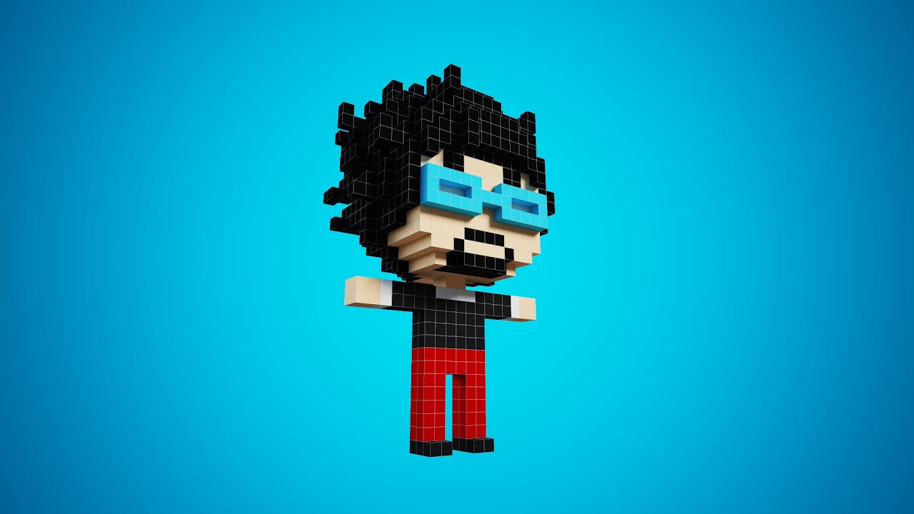Voxelizing myself (Avatar creation with MagicaVoxel) - YouTube
