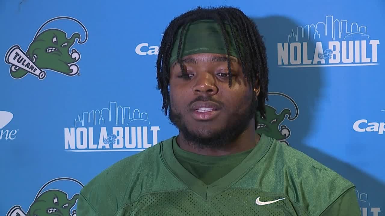 Tulane LB Nick Anderson recaps season, talks Cotton Bowl vs. USC - YouTube