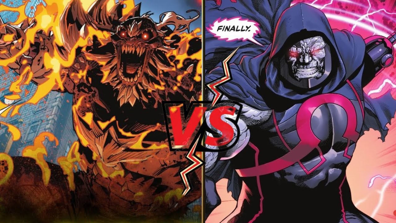 Doomsday King of Hell vs Darkseid True Form - YouTube