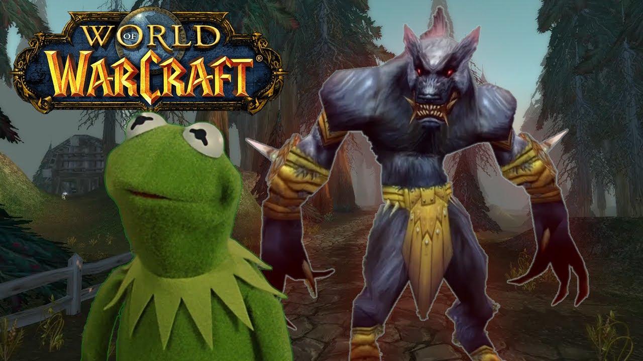 Kermit the Frog in WOW Classic - Silverpine Forest - YouTube