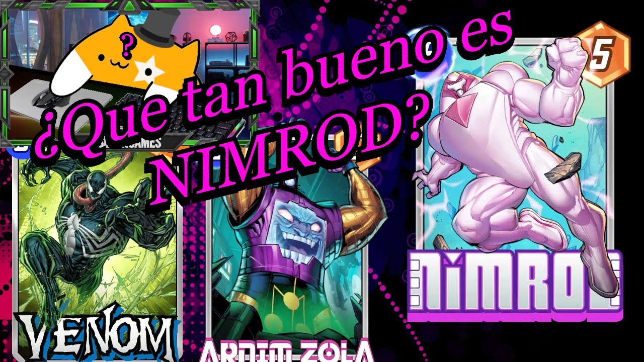 Probando la NUEVA carta, NIMROD / Nimrod Destroy Deck / Marvel SNAP Gameplay en español - YouTube