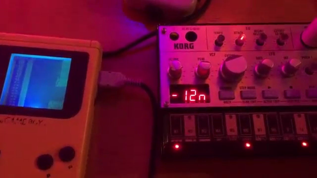 How to use Gameboy with LSDJ MIDIOUT + Arduinoboy to control Korg Volca ...