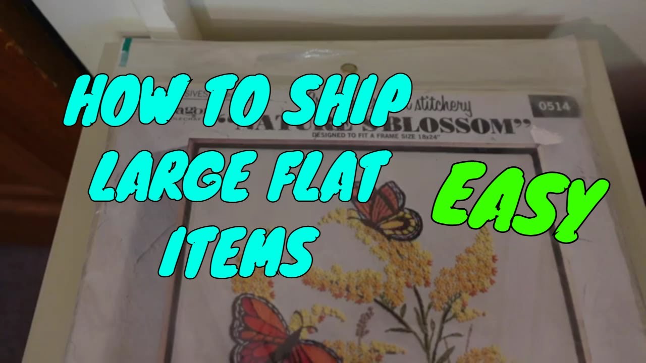How to EASILY Ship Large Flat Items ~ Left Lane Finds ~ #shorts - YouTube