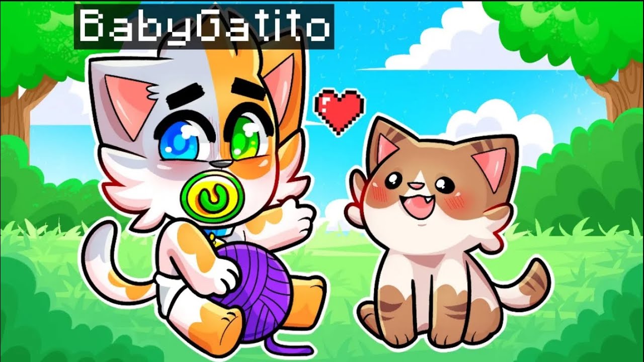 Becoming A CUTE Chubby Kitten In MINECRAFT! 😍 - YouTube