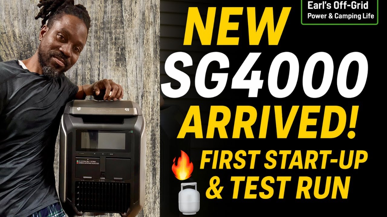 EcoFlow Smart Generator 4000 – First Run & Setup | New Replacement Unit ...