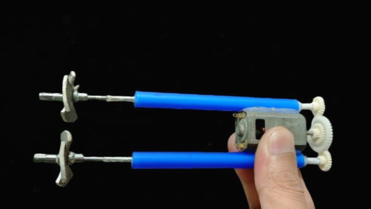 Single Motor Dual Propeller | Twin Rotating Propellers | DIY Boat ...