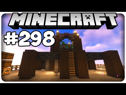 Let's Play Minecraft #298 - XP Farm untere Plattform bekommt Optische Aufbesserung