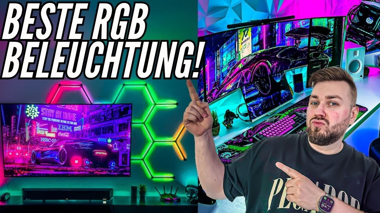Die BESTE RGB\LED Beleuchtung für dein GAMING Zimmer! - YouTube