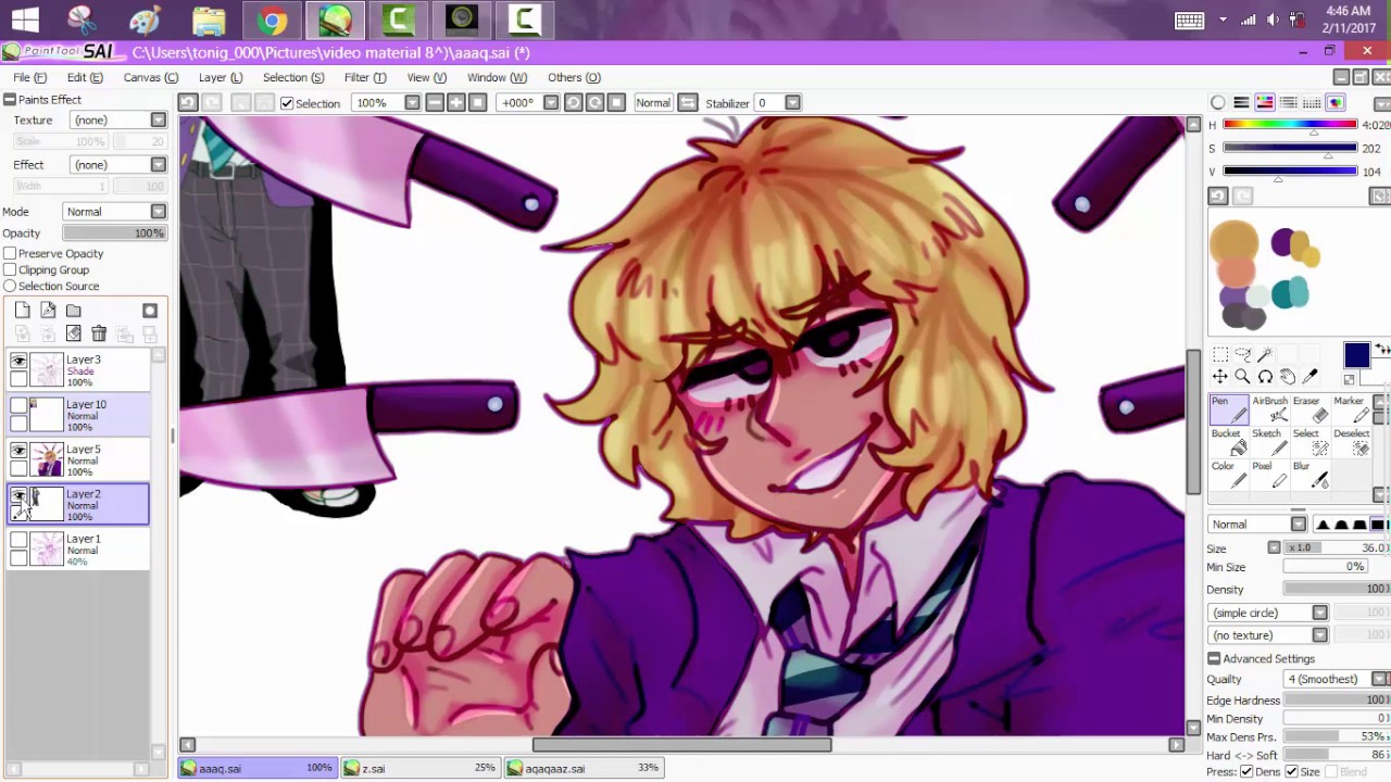 Teru(ki) Hanazawa - Mob Psycho 100 Speedpaint - YouTube