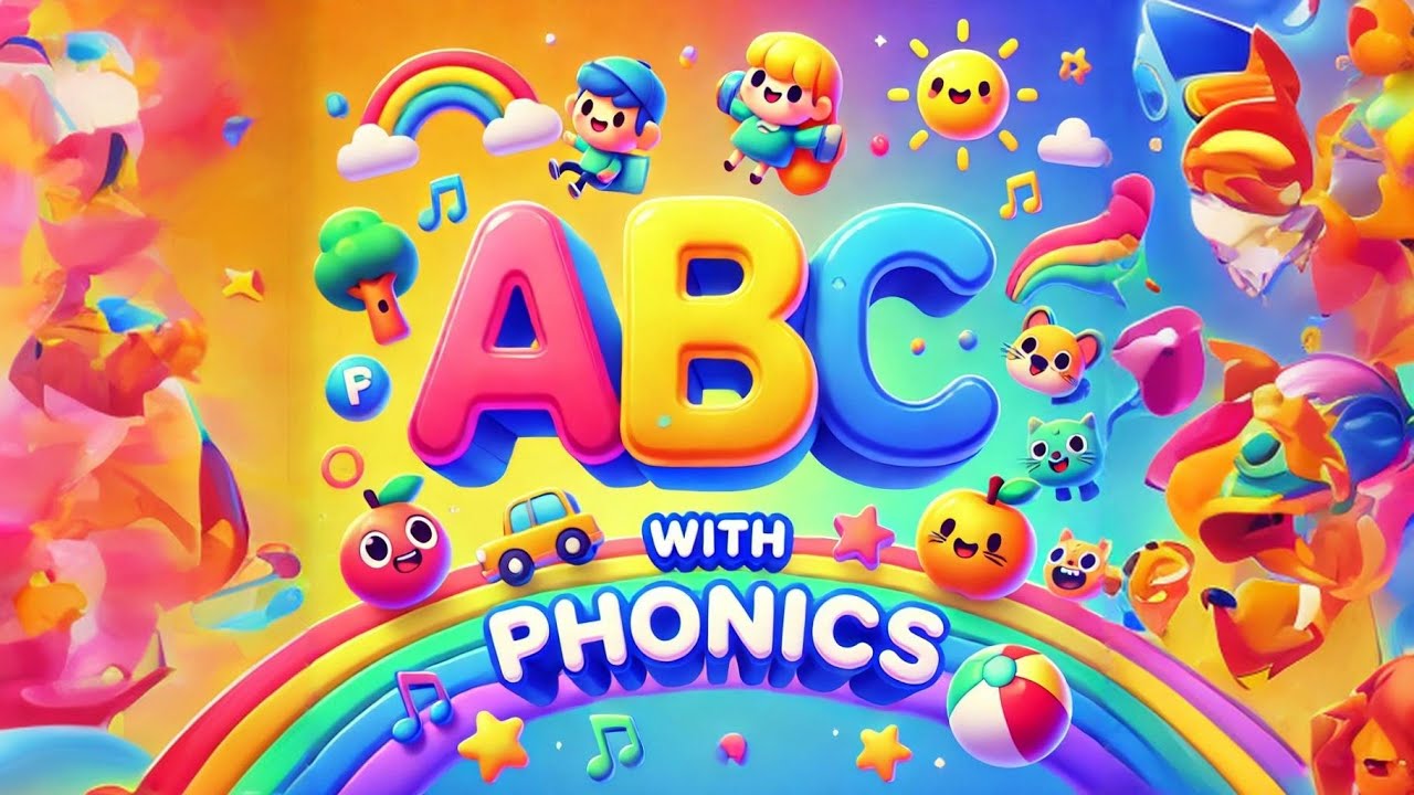 ABC Phonics Song for Kids | Learn the Alphabet with Sounds|Learn ABCs ...