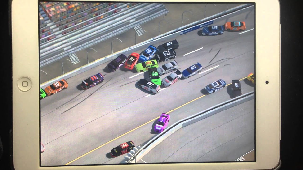 Real Racing 3 NASCAR EPIC CRASH-park start - YouTube