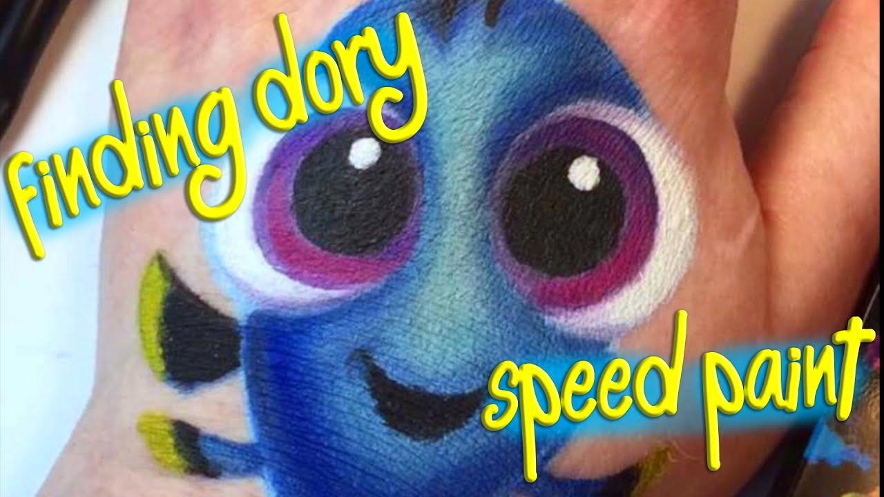 Finding Dory Speed Paint - YouTube