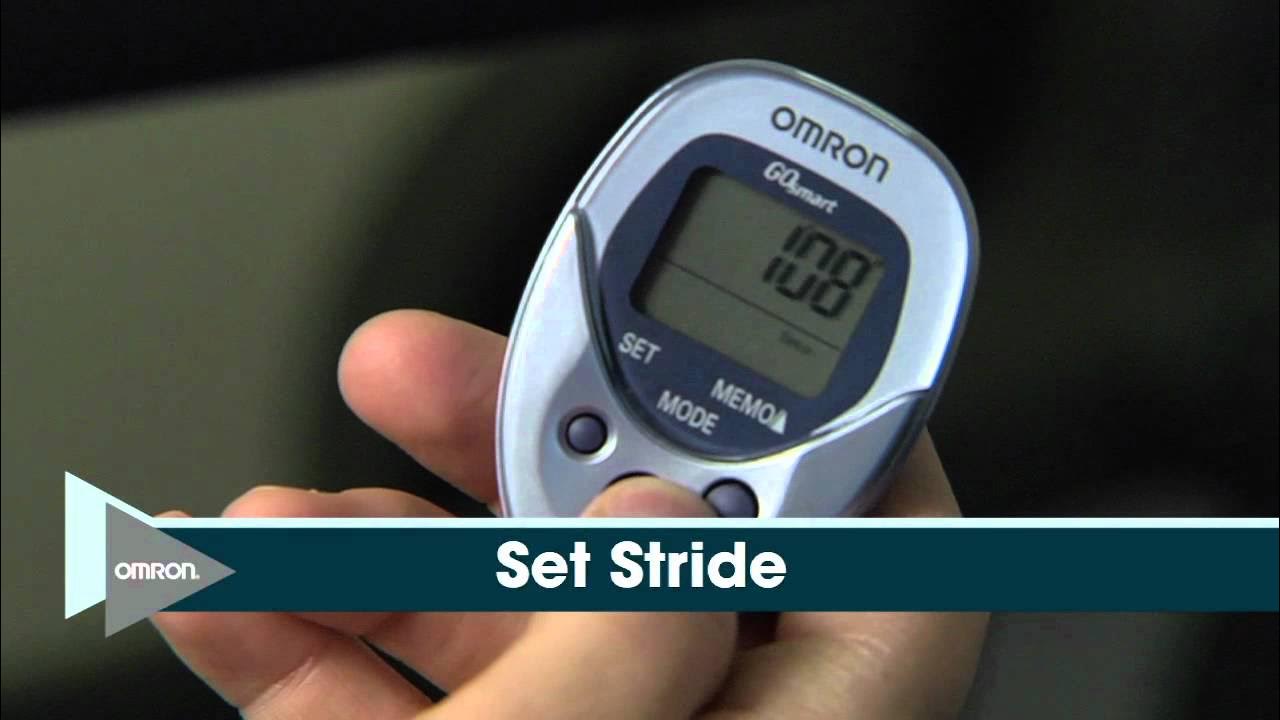 How to Set Up Your Pedometer - YouTube