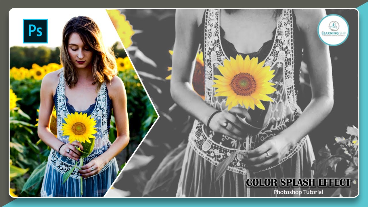 How to create COLOR SPLASH Effect in Photoshop | Selective Color | The ...